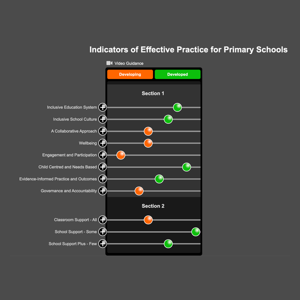 Indicators of Effective Practice for Primary Schools - Department of ...